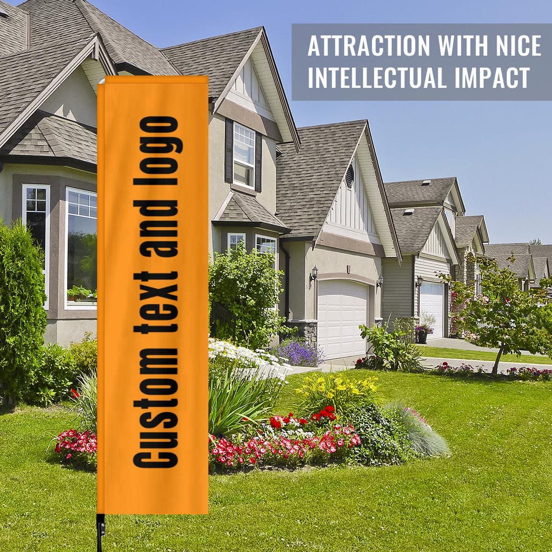 Custom Rectangle Flags - Personalized, Advertising, Event Banner ...