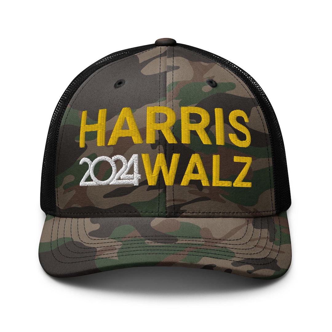Harris Walz 2024 Embroidered Hat, Harris Walz Cap, 2024 Elections ...