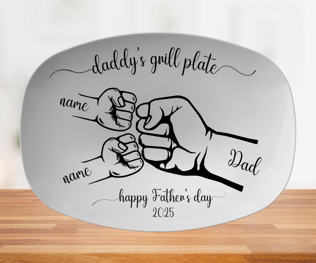 Personalized Daddy Grilling Platter for Father's Day Gift | BBQ ...