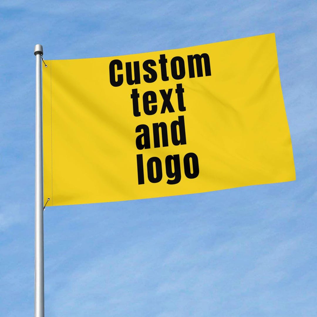 Custom Horizontal Flag , Personalized Horizontal Flagt, Event Banner ...