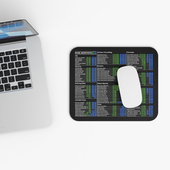 Microsoft Office Cheat Sheet Desk Pad Excel Word PowerPoint Shortcuts ...