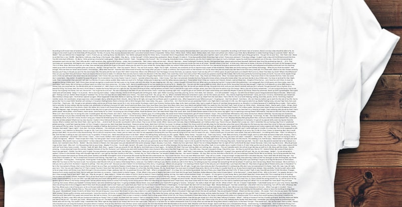 Bee Movie Script T Shirt Bee Movie Entire Scrip Meme Movie - Etsy