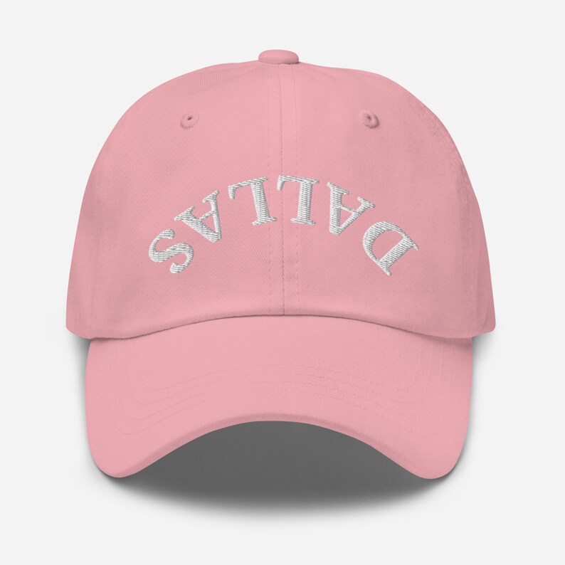 Upside Down Dallas Dad Hat, Dallas Dallas Hat, Dad Hat, Inverted Dallas ...