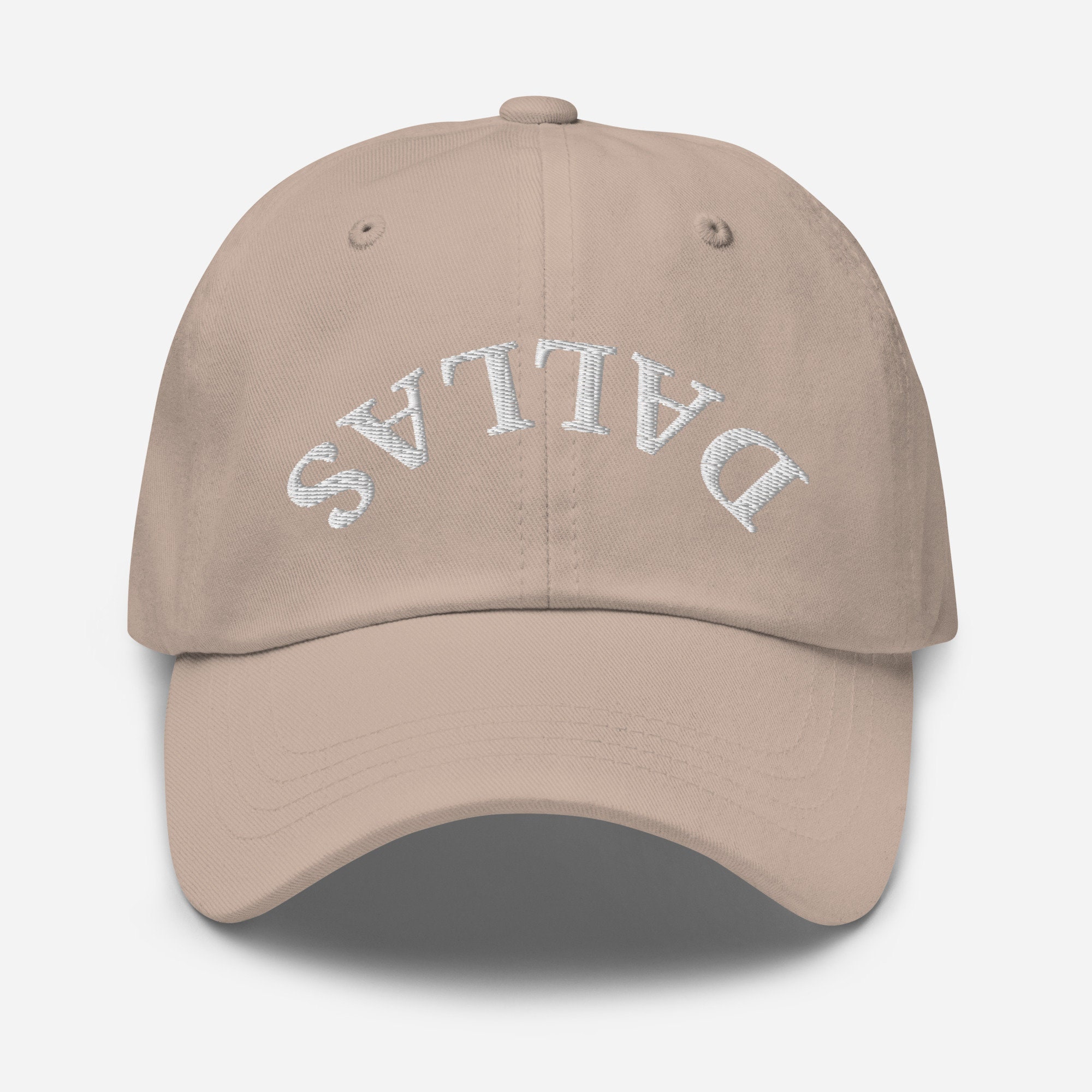 Upside Down Dallas Dad Hat, Dallas Dallas Hat, Dad Hat, Inverted Dallas ...