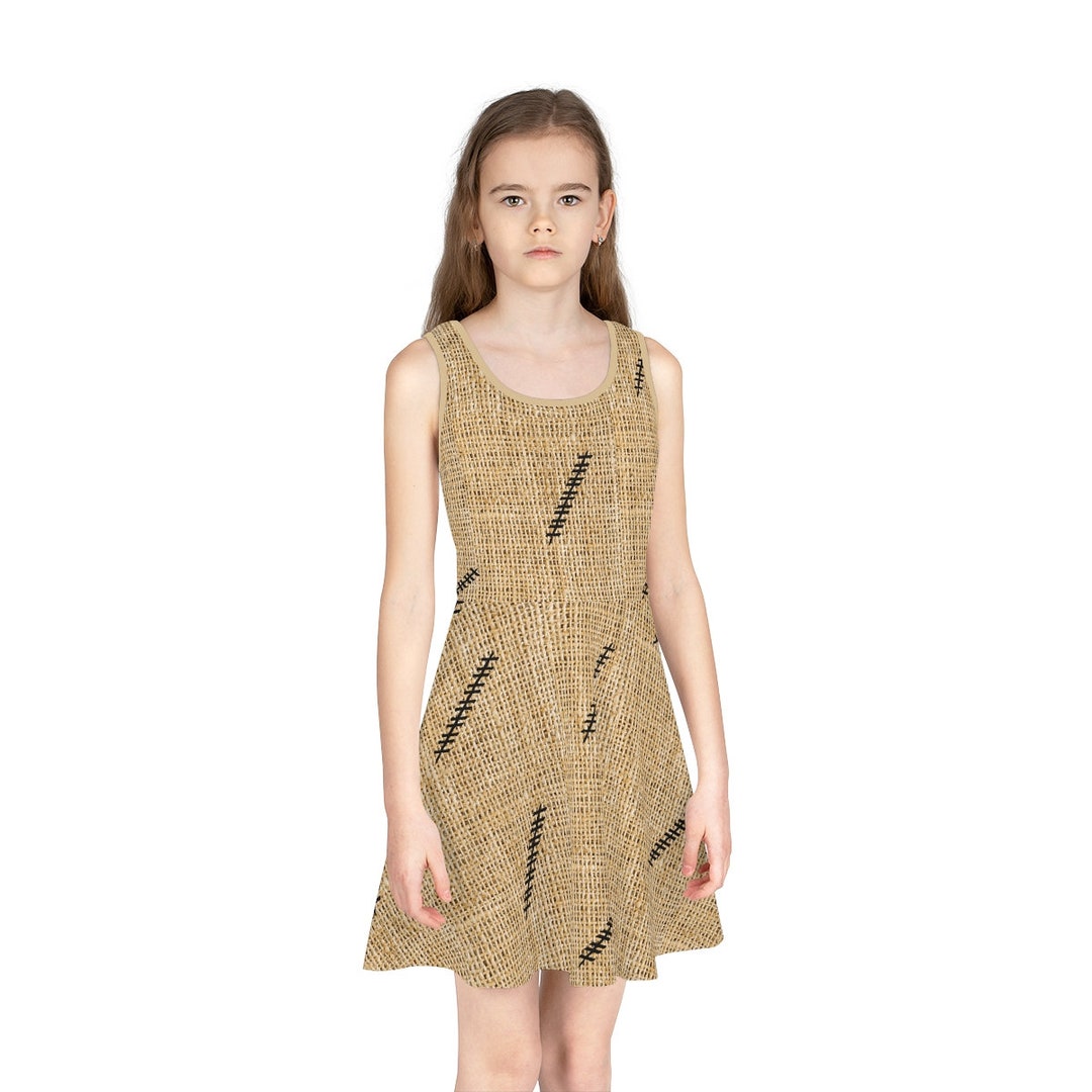 Girls Oogie Boogie Dress: Burlap Sack Halloween Costume - Etsy