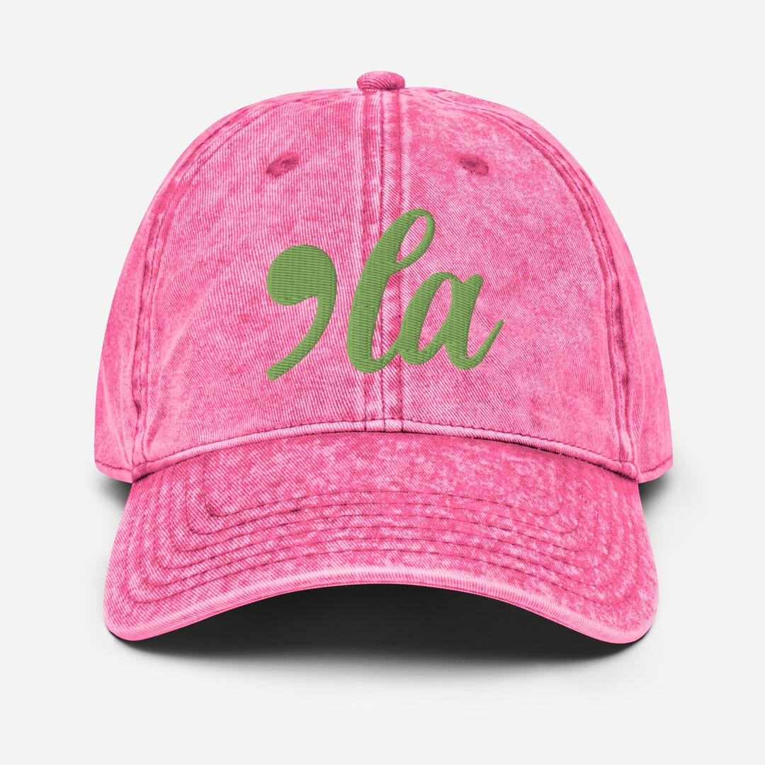 Kamala Harris Hat, Kamala Harris Pink and Green Cap, Kamala 2024 Hat ...