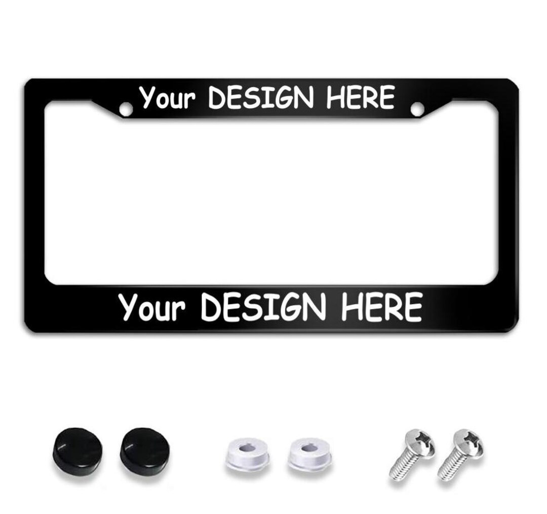 Custom License Plate Frame, Frame, Car Frame, Custom Frame,e, Custom ...