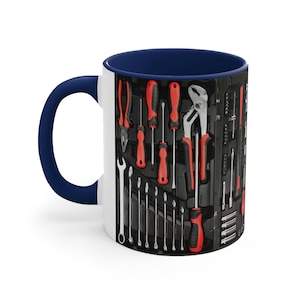 11 Oz Mug Sublimation Design-mechanic Tool Box, Toolkit Mug, Mug Wrap ...
