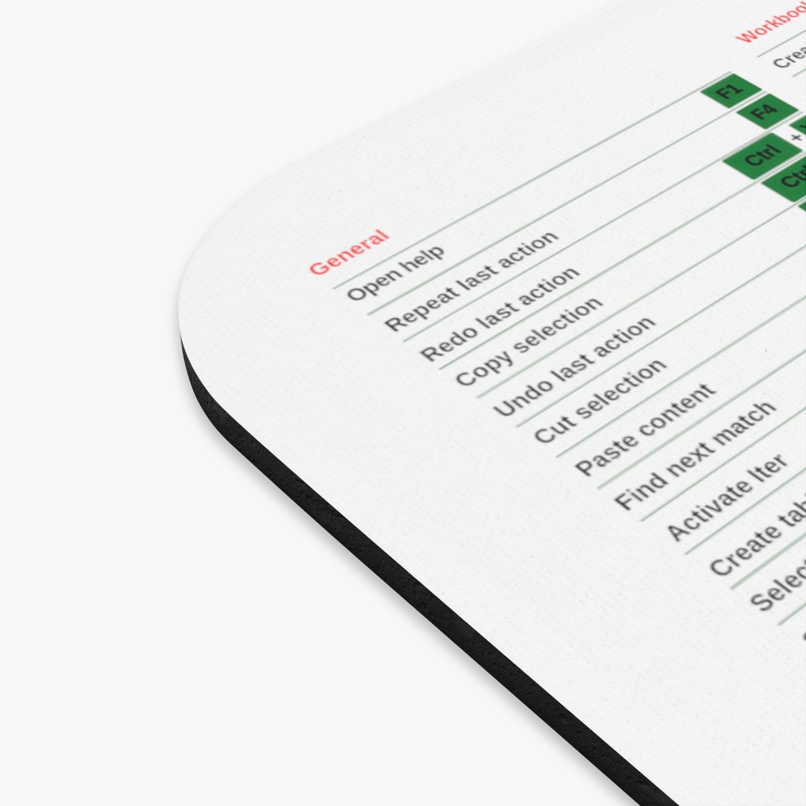 Excel Super Shortcuts Mouse Pad nerd Gift Coworker Coffee - Etsy