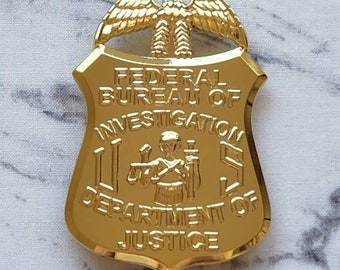 Fbi Replica Badge - Etsy