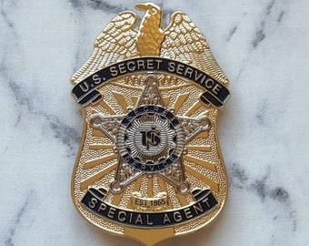Secret Agent Badge - Etsy