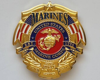 Marine Corp Coin - Etsy