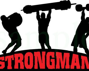 Strongman Svg | Etsy