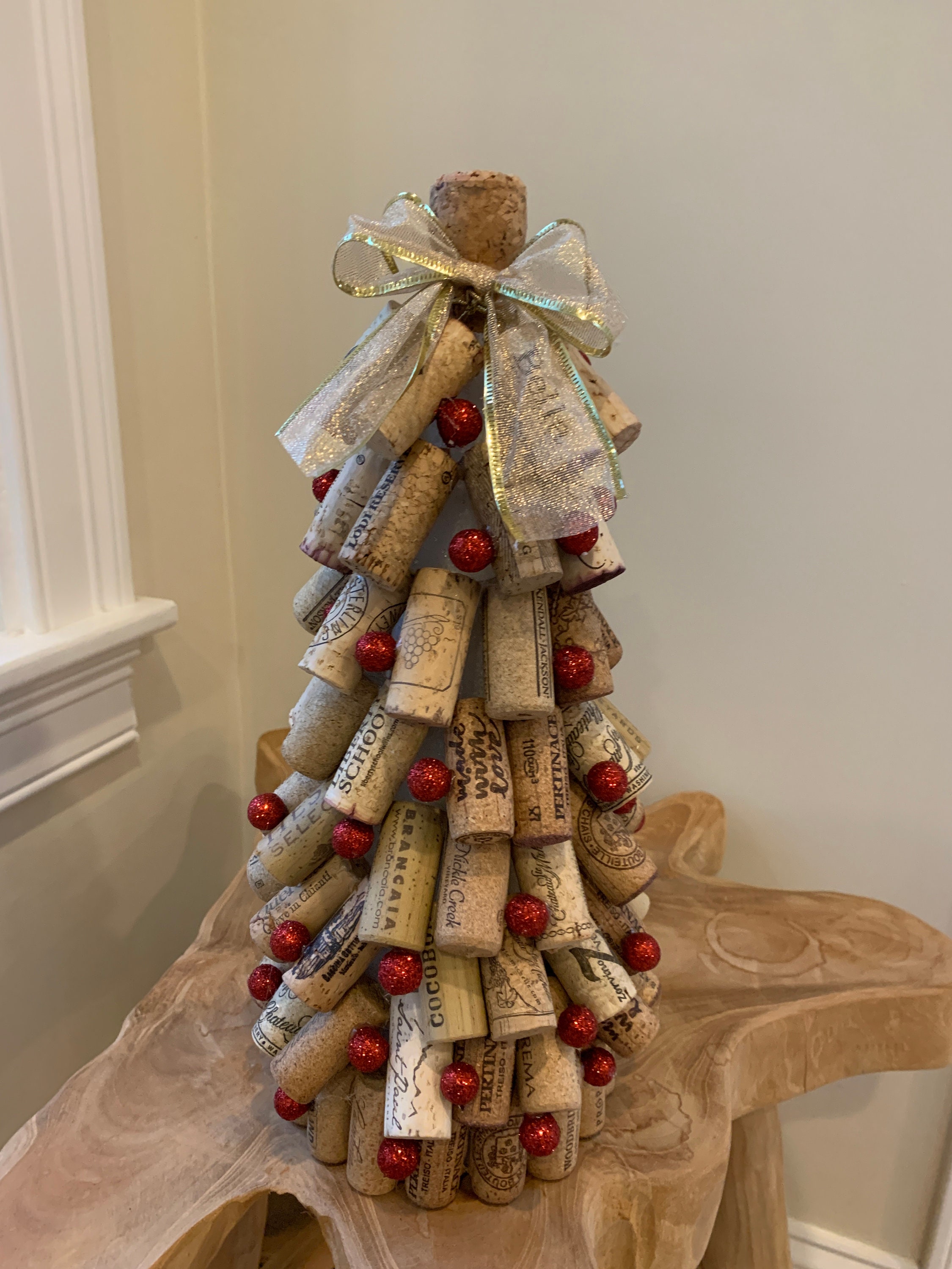 Large Handmade Wine Cork Tree Made With Assorted Corks From All Over ...