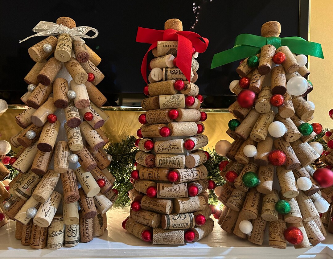 Large Handmade Wine Cork Tree Made With Assorted Corks From All Over ...