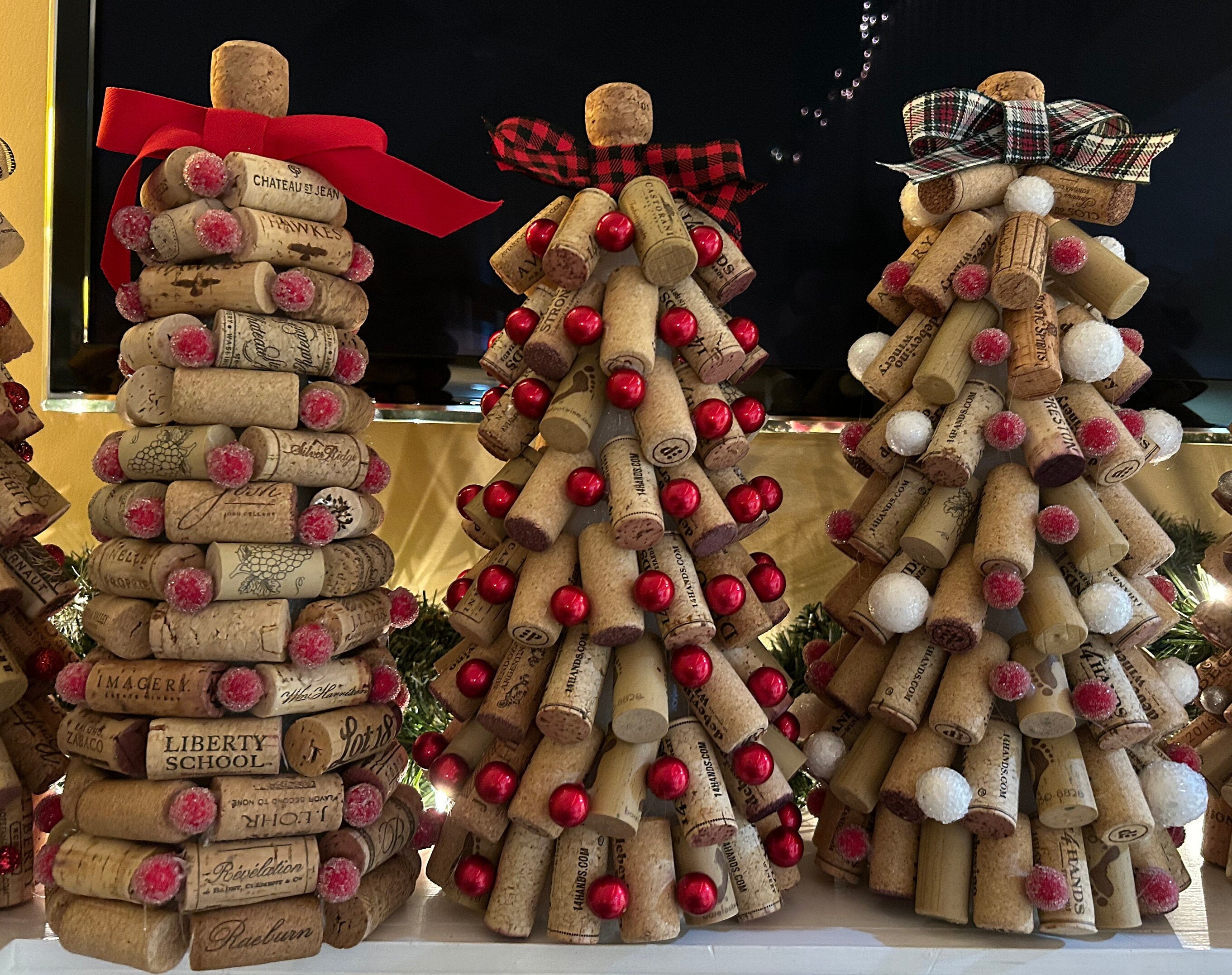 Large Handmade Wine Cork Tree Made With Assorted Corks From All Over ...