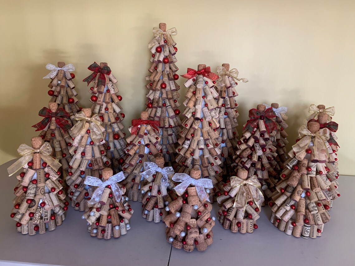 Medium Wine Cork Tree Made With Recycled Corks - Etsy