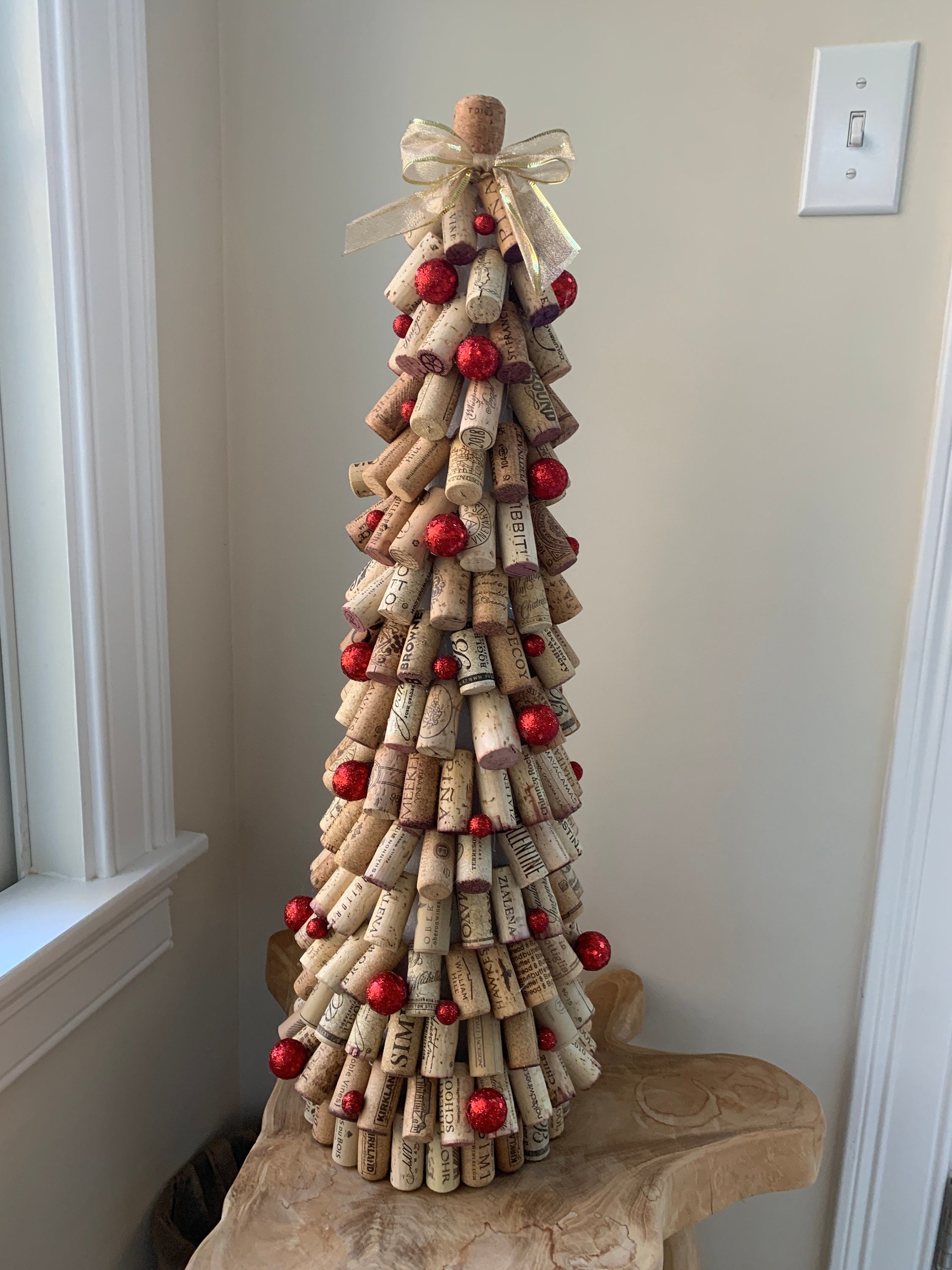 Extra-extra-large Handmade Wine Cork Tree Made With Assorted Corks From ...