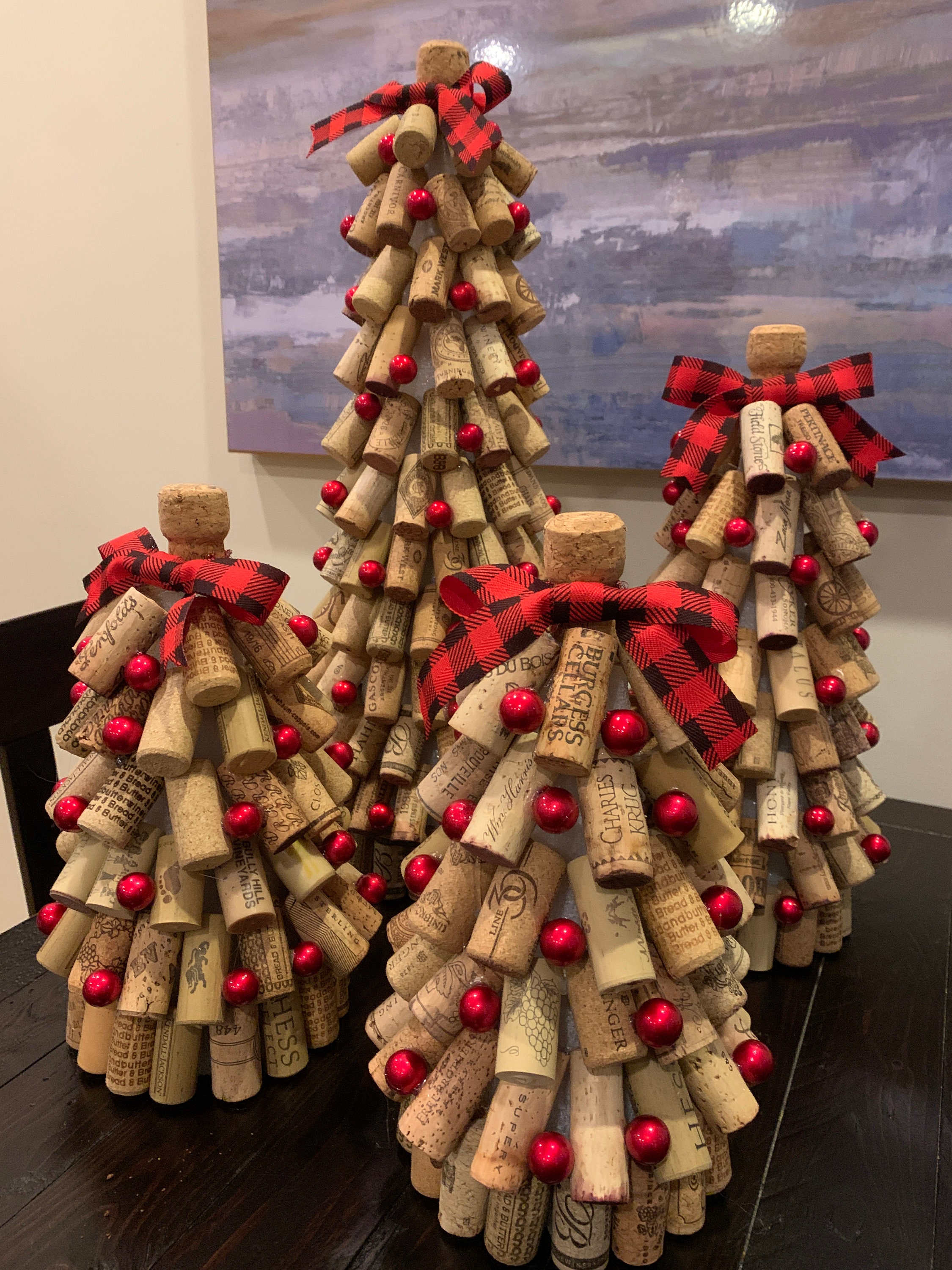 Medium Wine Cork Tree Made With Recycled Corks - Etsy
