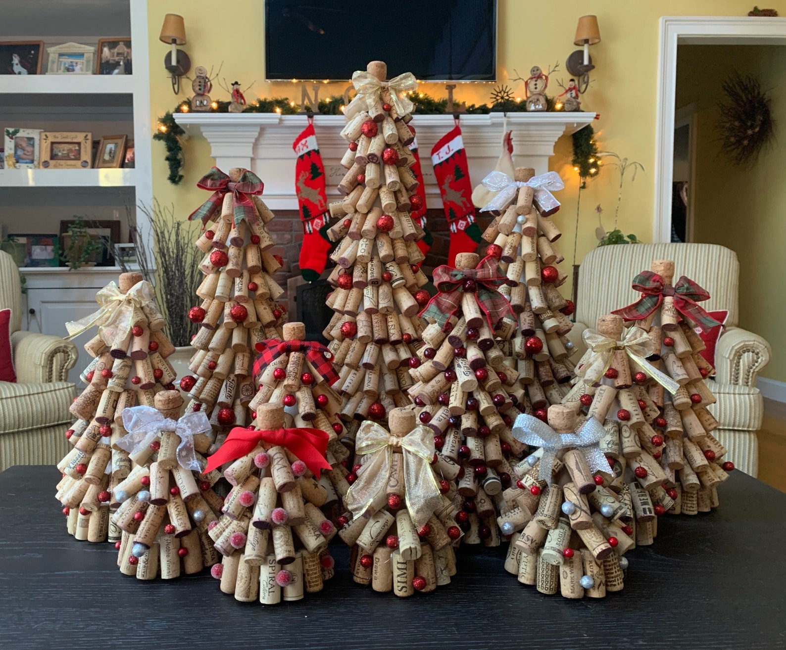 Extra-extra-large Handmade Wine Cork Tree Made With Assorted Corks From ...