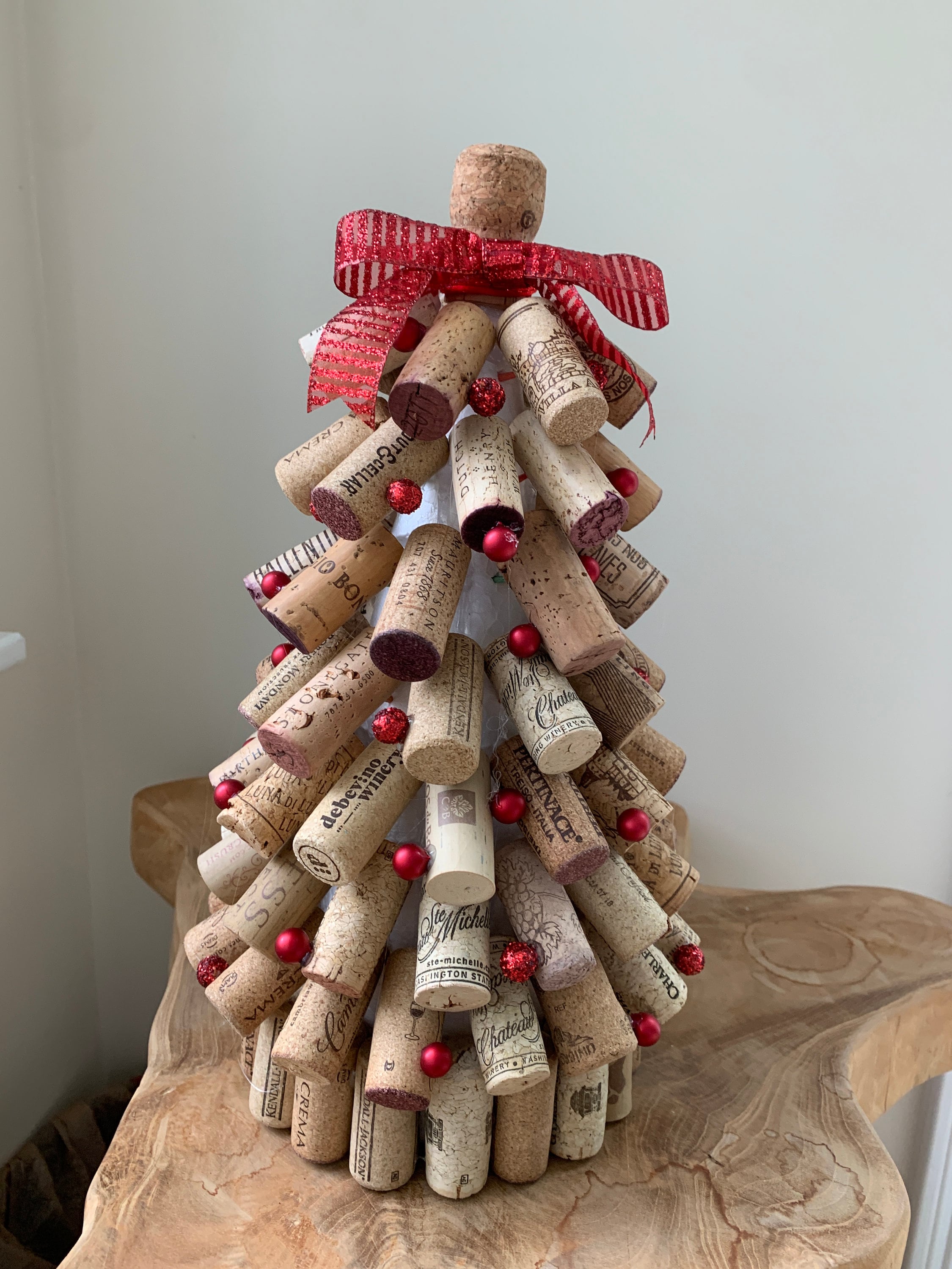 Large Handmade Wine Cork Tree Made With Assorted Corks From All Over ...