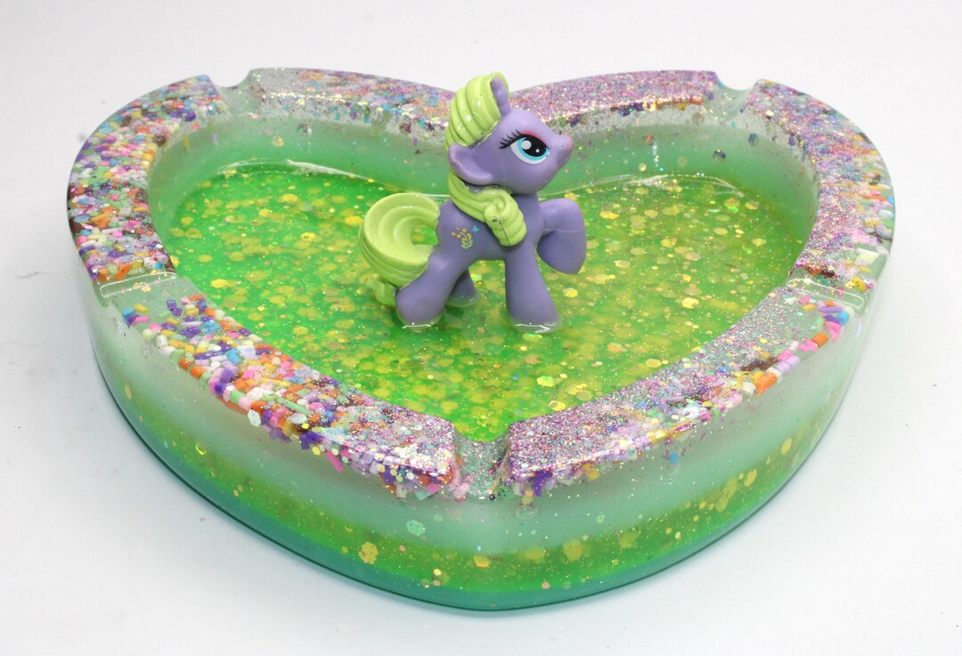 My Little Pony Candy Heart Sprinkles Handmade Large Heart Resin ...