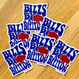 By a Billion Sticker, Buffalo Football Sticker - Etsy