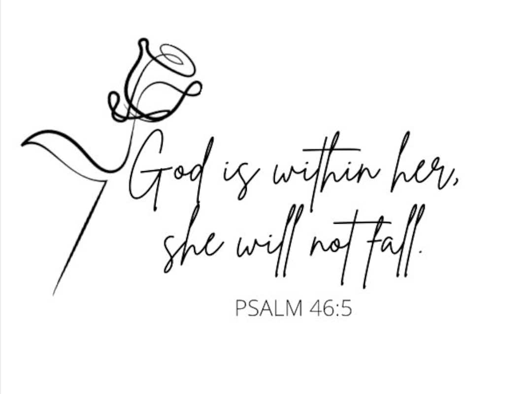 PSALM 46:5 SVG - Etsy