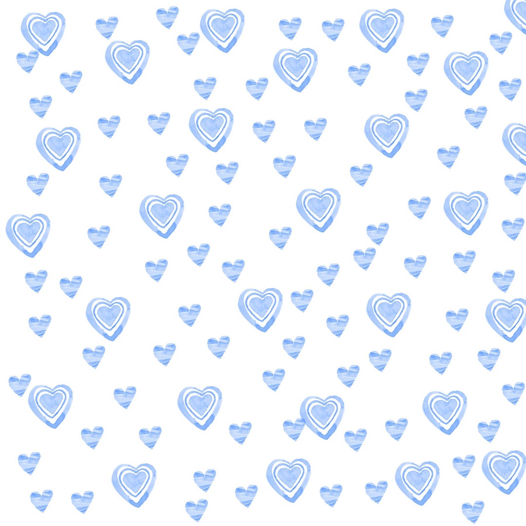 A5 Sheet, Stunning Ng Tube Adhesives,tape, Blue Hearts - Etsy
