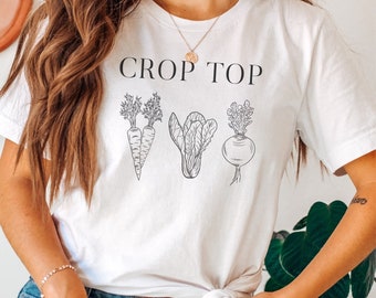 Funny Crop Top | Etsy