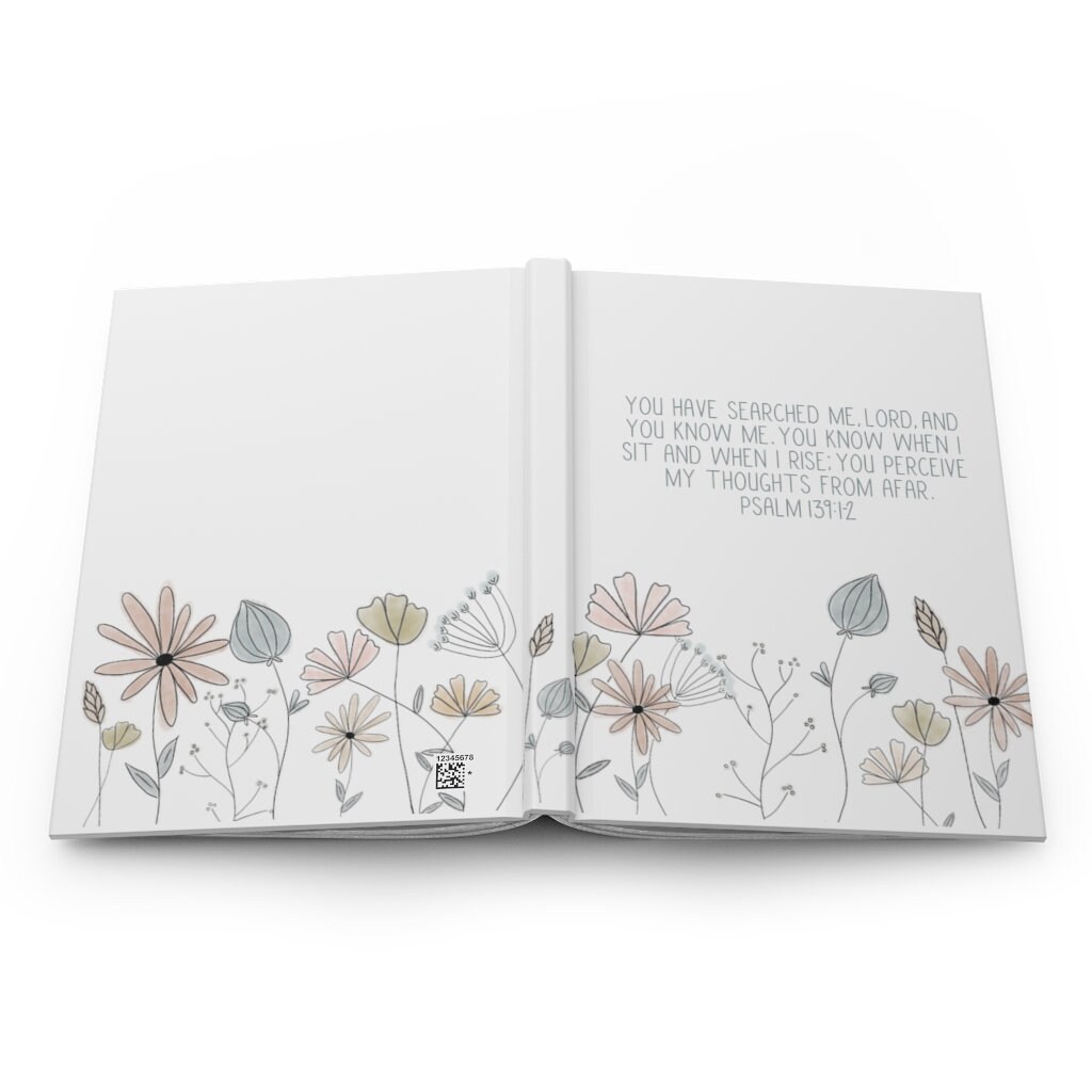 Prayer Journal Hardcoverbible Verse Journalfloral Bible - Etsy
