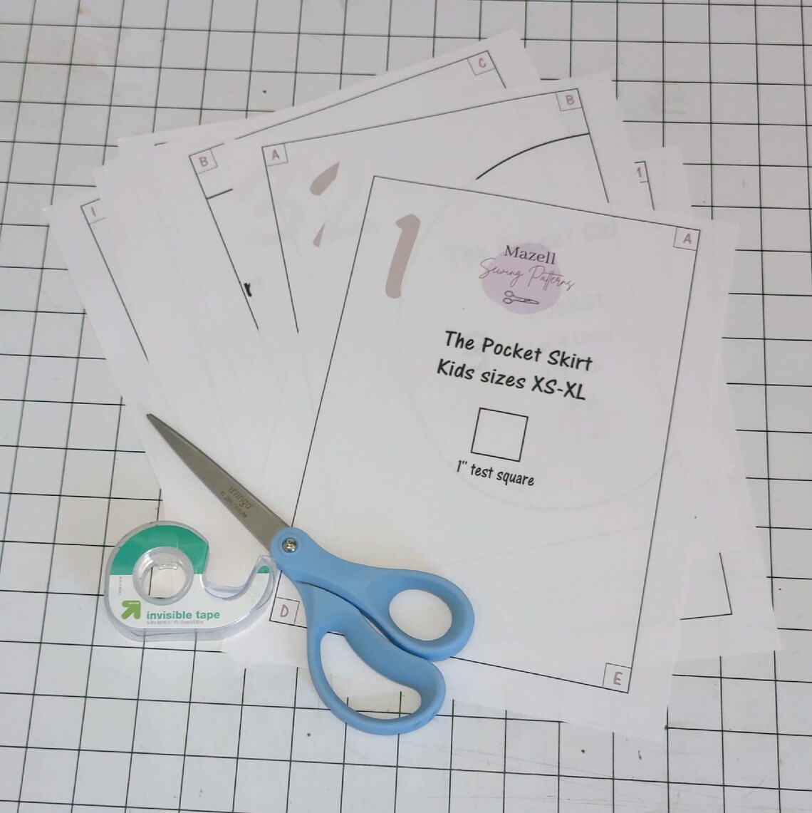 PDF Sewing Pattern Digital Download Kids Skirt Pattern - Etsy