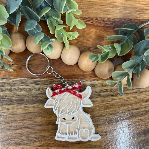Highland Cow Keychains Highland Cow Keychains Silicone - Etsy