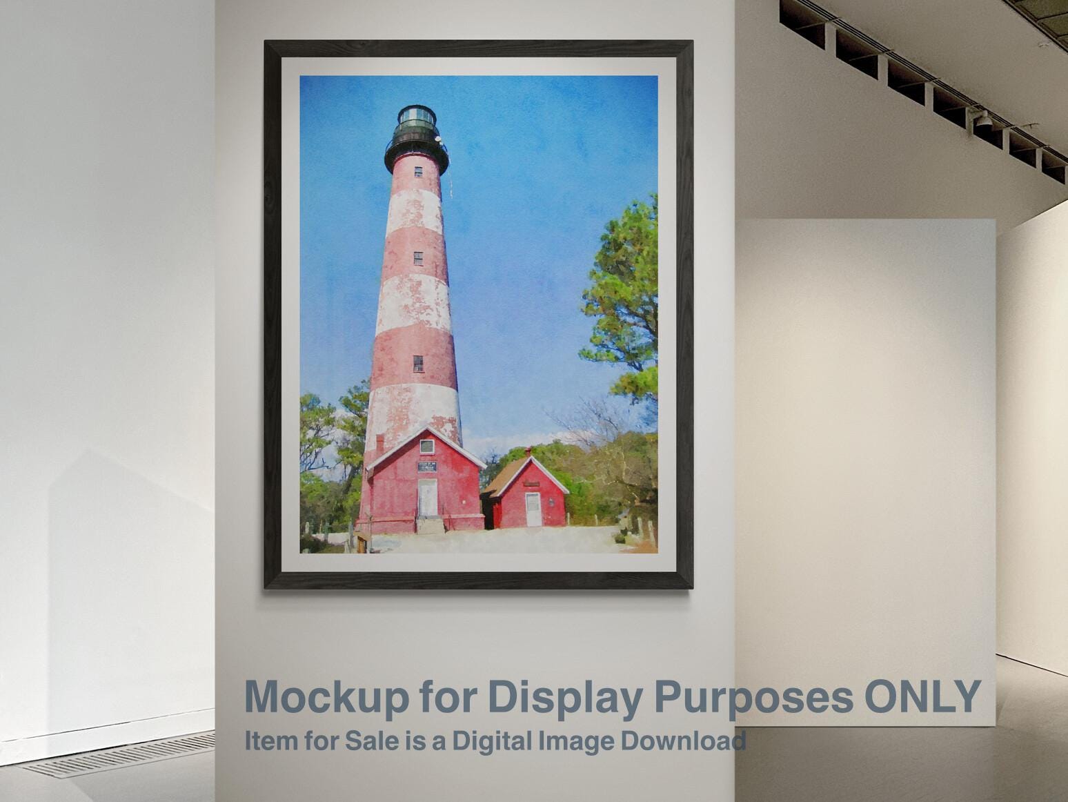 Assateague Lighthouse in Virginia Wall Art Digital Download - Etsy