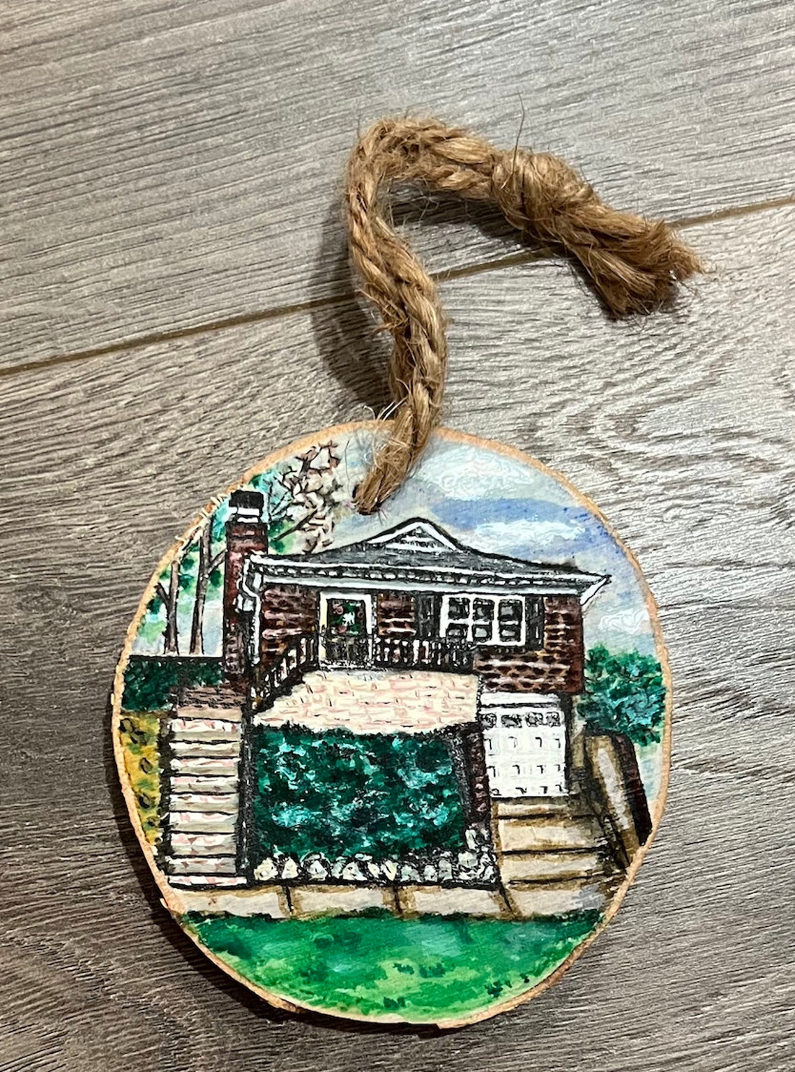 Custom Ornament Wooden Personalized House Ornament Unique and Special ...