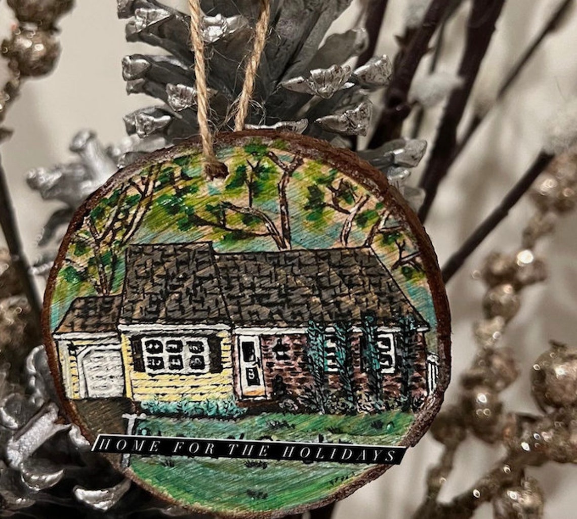 Custom Ornament Wooden Personalized House Ornament Unique and Special ...