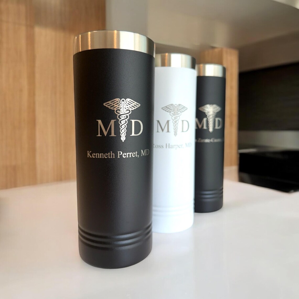 Personalized Physician Name Tumbler, Medical School Graduation Gift ...