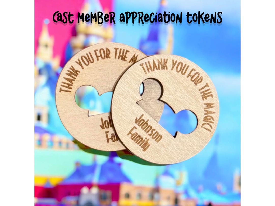 Personalized Thank You for the Magic Token | WDW Cast Member ...
