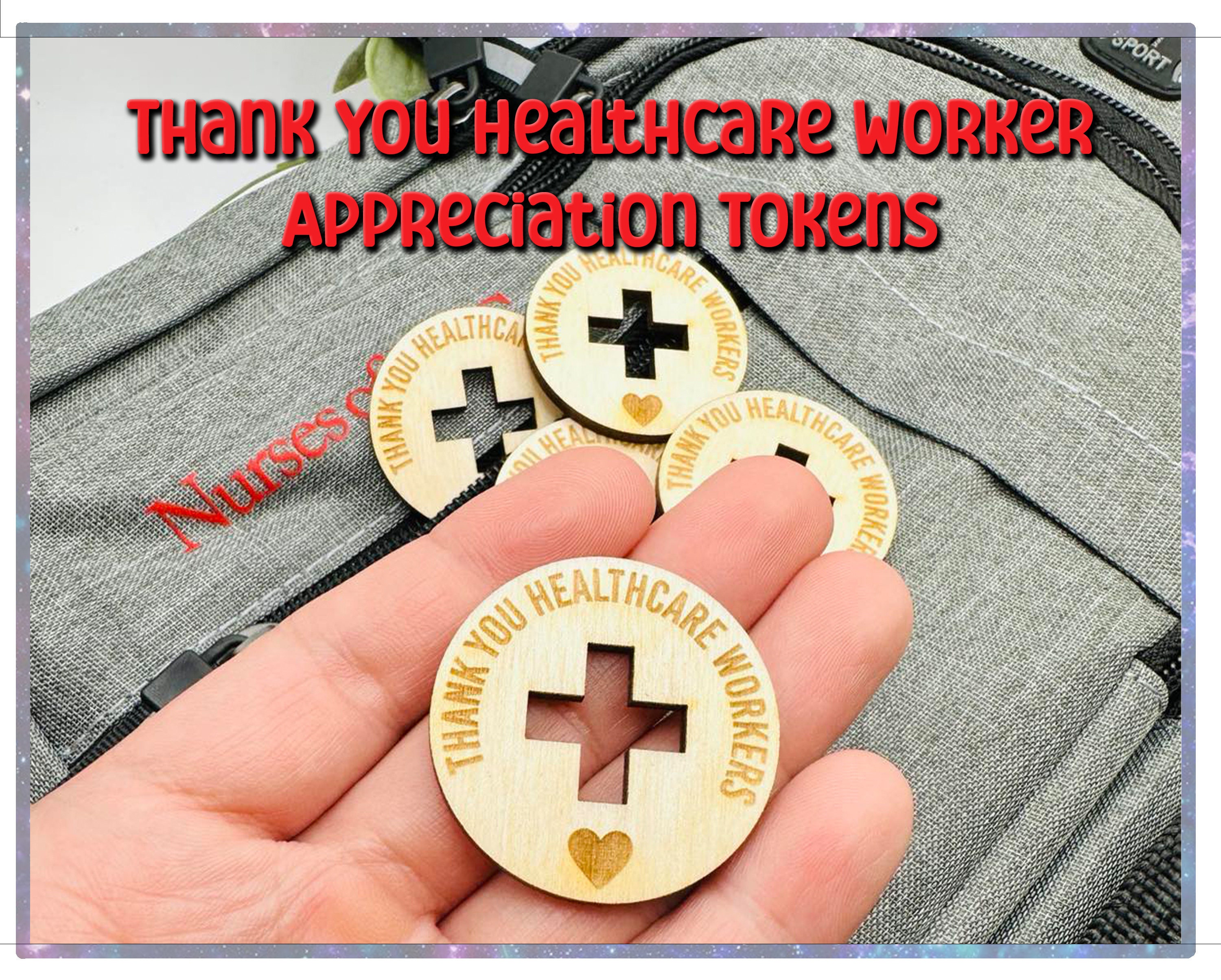 Thank You Healthcare Workers Token Healthcare Appreciation - Etsy