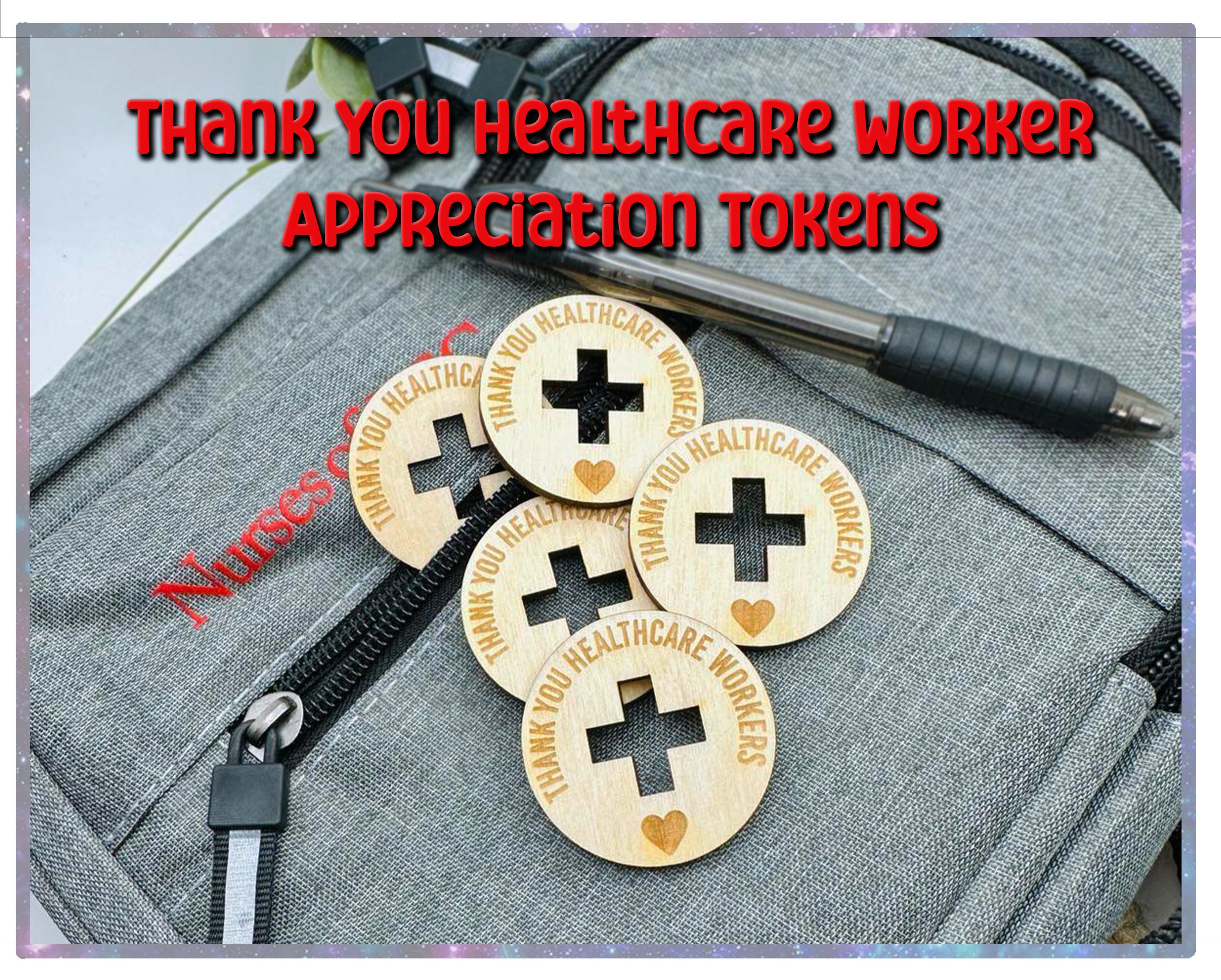 Thank You Healthcare Workers Token Healthcare Appreciation - Etsy