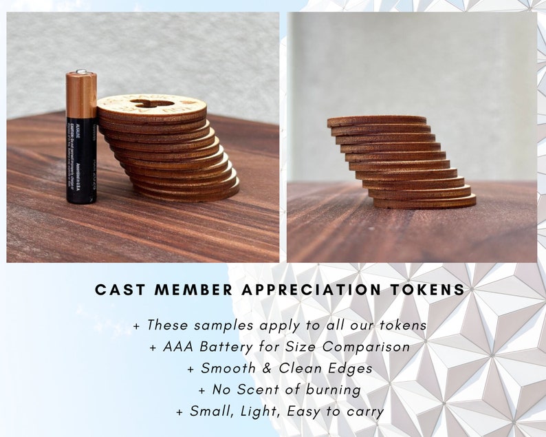 Personalize Cast Member Appreciation Token, WDW Cast Member Gift, CM ...