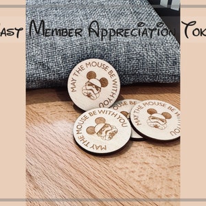May the Mouse Be With You Tokens | WDW Cast Member Appreciation Token ...