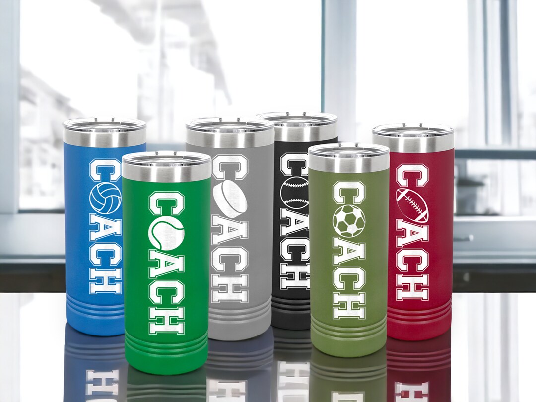 Coach Appreciation Gifts, Coach Engraved Tumbler Cups, End of Season ...