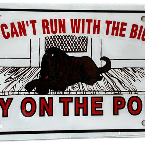 If You Cant Run With the Big Dogs Stay on the Porch - Etsy