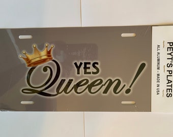 Queen Crown License Plate - Etsy