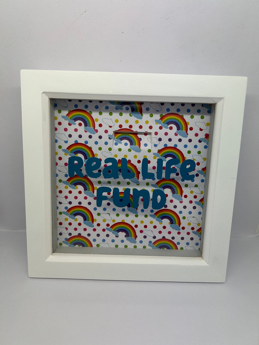 Bluey Themed Money Box Frame - Etsy UK