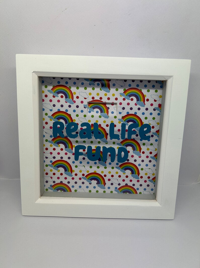 Bluey Themed Money Box Frame - Etsy UK