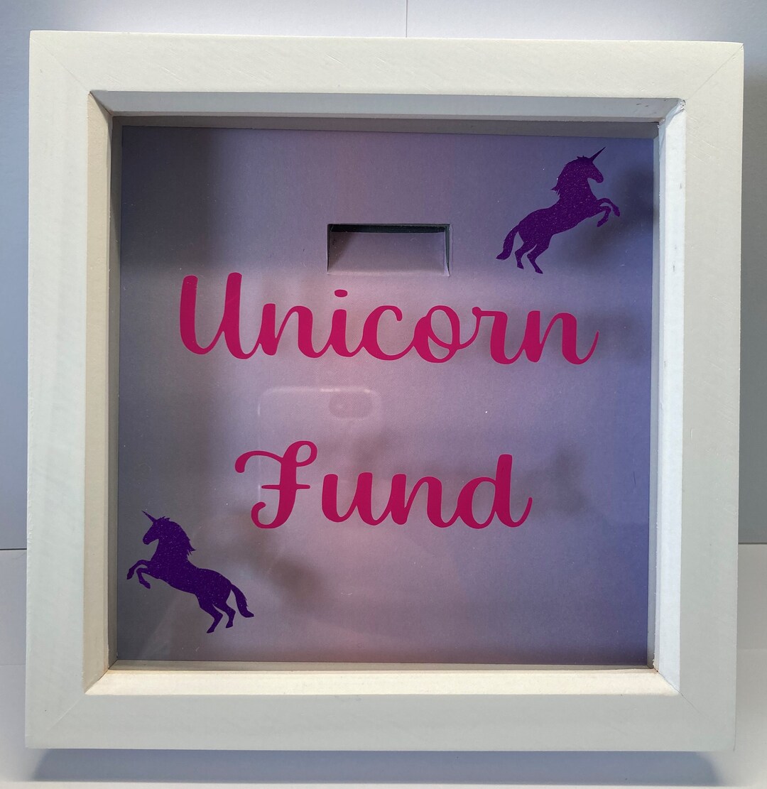 Unicorn Themed Money Box Frame - Etsy