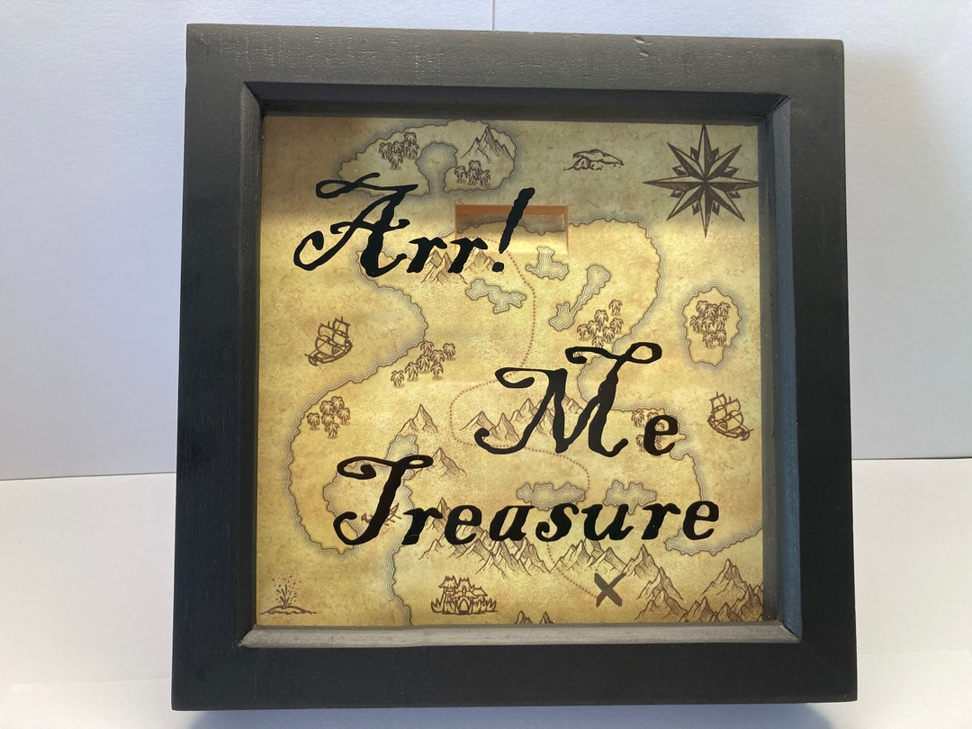 Pirate Themed Money Box Frame - Etsy