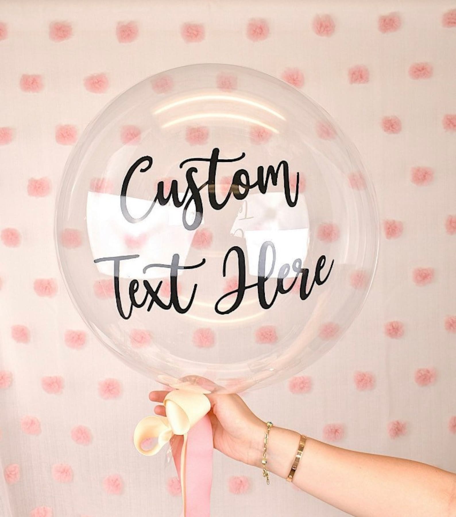 Custom Balloons Wedding & Showers Custom Balloons Decal Clear Balloons ...
